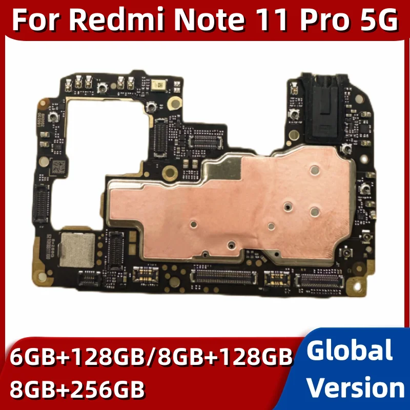 For-Xiaomi-Hongmi-Redmi-Note-11-Pro-5G-Motherboard-Unlocked-Original ...