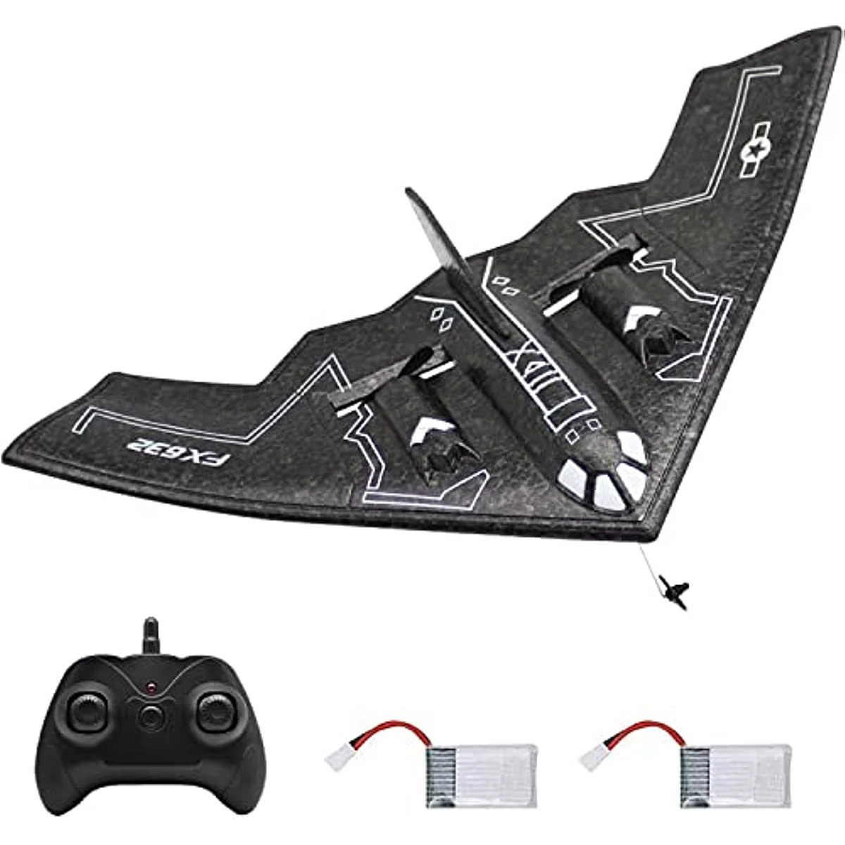 Avião RC Controle Remoto B 2 Spirit Stealth Bomber Plane 2.4Ghz 2CH ...