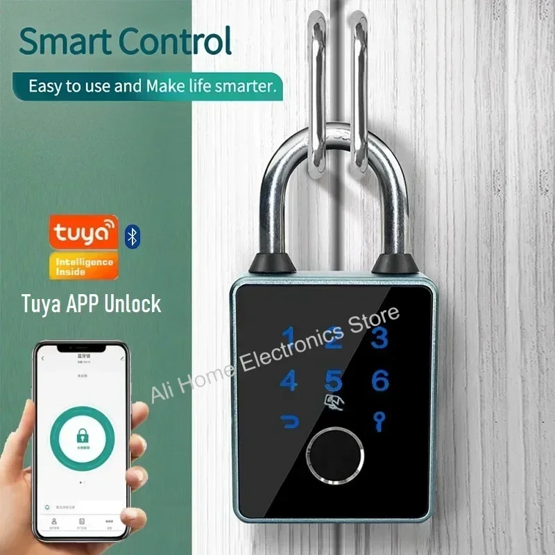 Tuya-Smart-Padlock-Biometric-Fingerprint-Password-Door-Lock-APP-Card ...