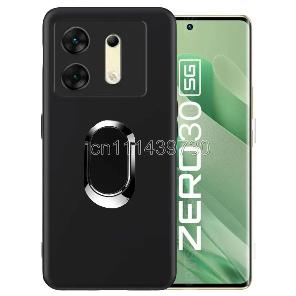 Shockproof-Ring-Holder-Case-For-Infinix-Zero-30-5G-X6731-Case-Soft-TPU ...