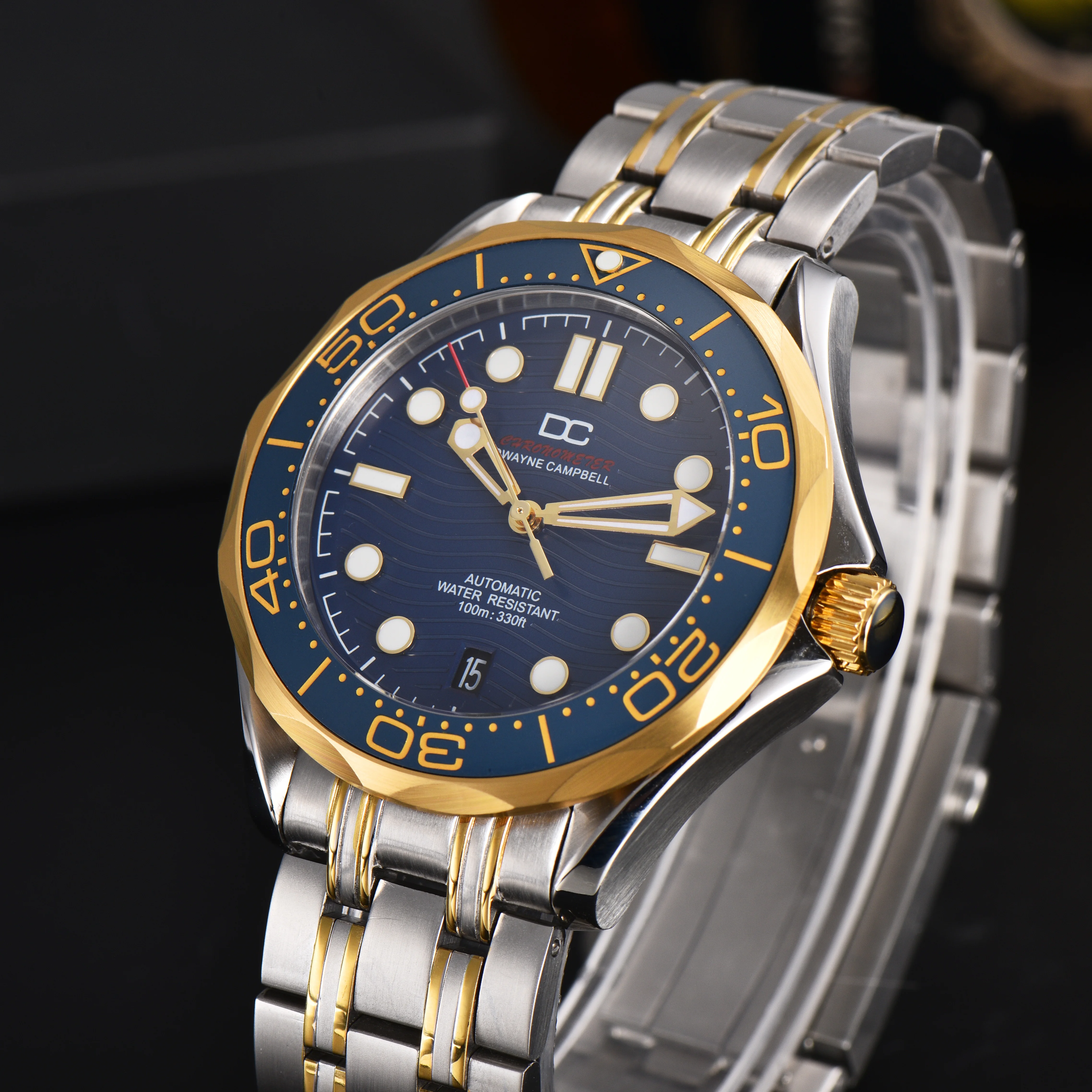 42mm Men's Watch Sapphire Glass NH35 Automatic 6 o'clock movement ...