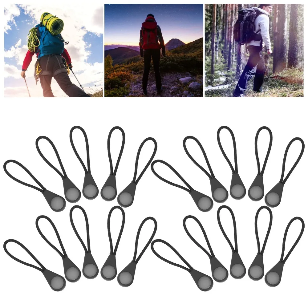 20 Pcs Luminous Backpack Zipper Puller Easy to Find Machine Washable ...