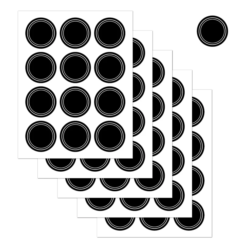 60-Round-Shape-Label-Stickers-Mark-Spice-Jar-Stickers-for-Crafters-Home ...