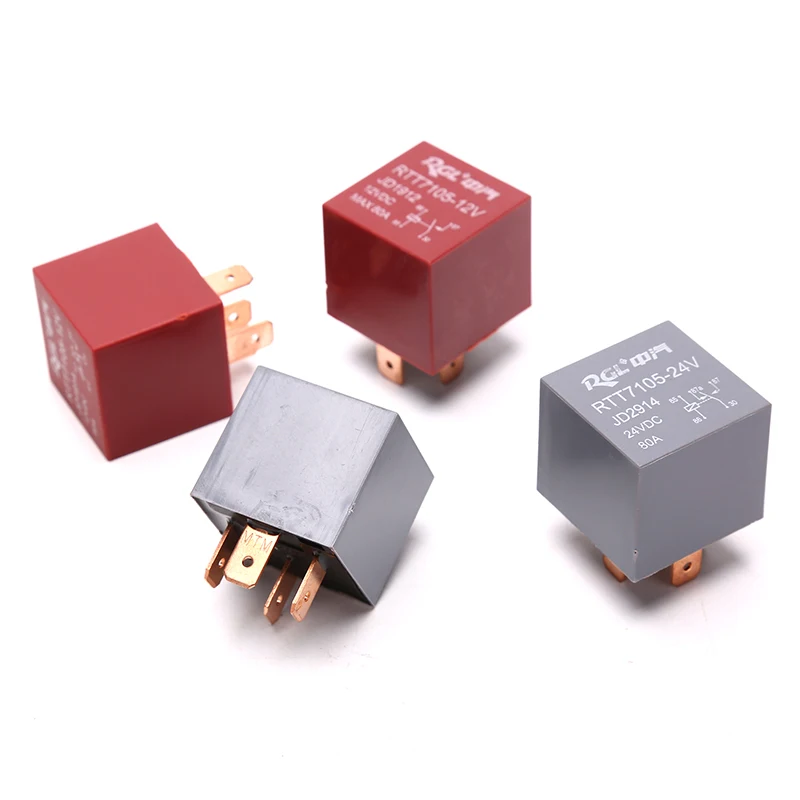 Waterproof-Heavy-Duty-Relay-4-5Pin-DC-24V-12V-80A-Headlamp-Automotive ...