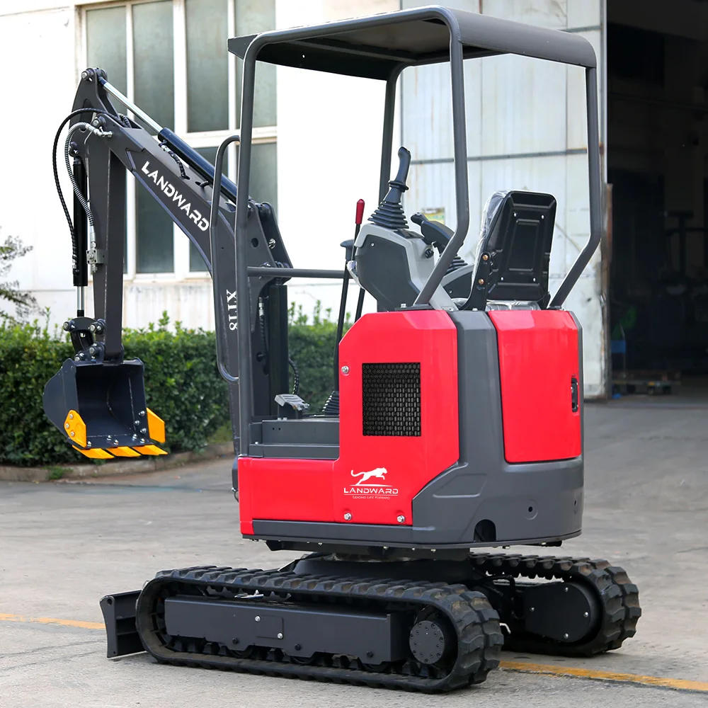 Euro 5 Landward New XT18 Excavator Kubota Engine Tracked Mini Excavator ...