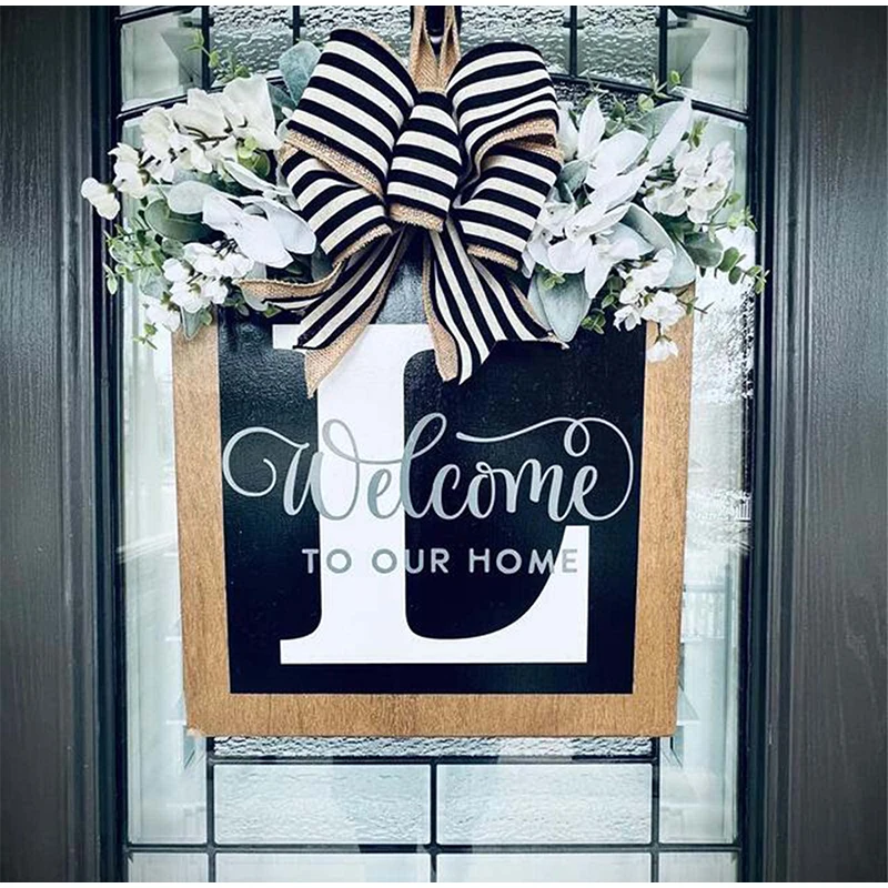 Monogrammed Welcome Sign Garland | Free Shipping!