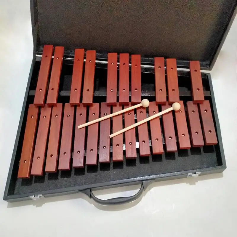Orff-Percussion-Musical-Instrument-25-Tone-Folding-Xylophone-Children ...