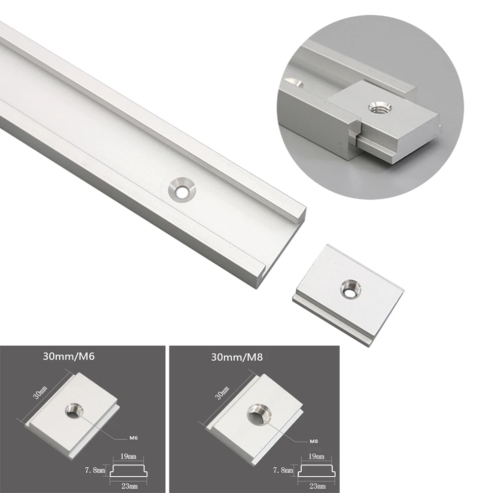 M6-M8-T-tracks-Aluminium-Alloy-T-Slot-Nut-Standard-Miter-Track-T-Nuts ...