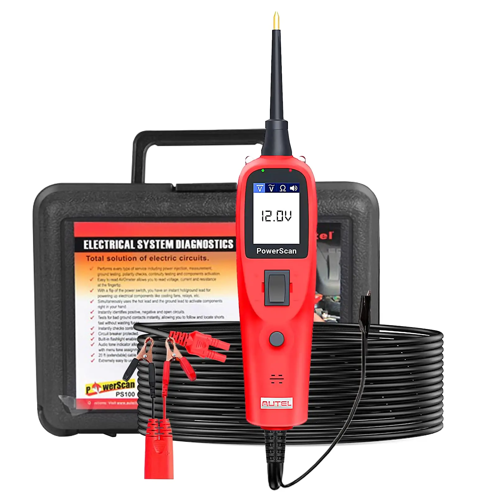 Autel-PS100-Automotive-Power-Probe-Electrical-Circuit-Tester-Power-Scan ...