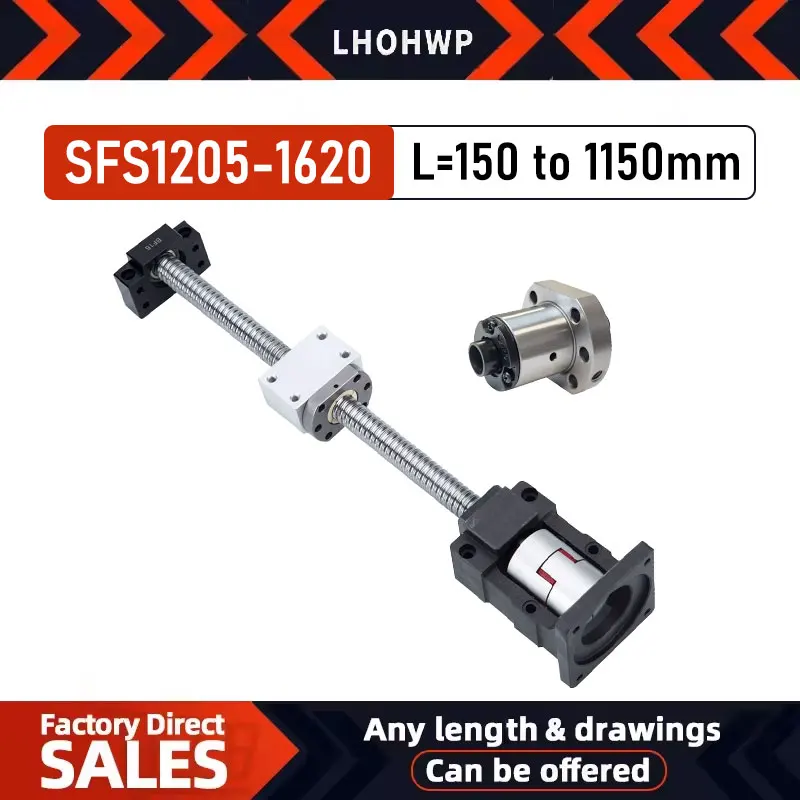 HM10/12-57/60-C7 Cast Iron+Ball Screw SFS1205/1210/1605/1610/1616/1620 ...