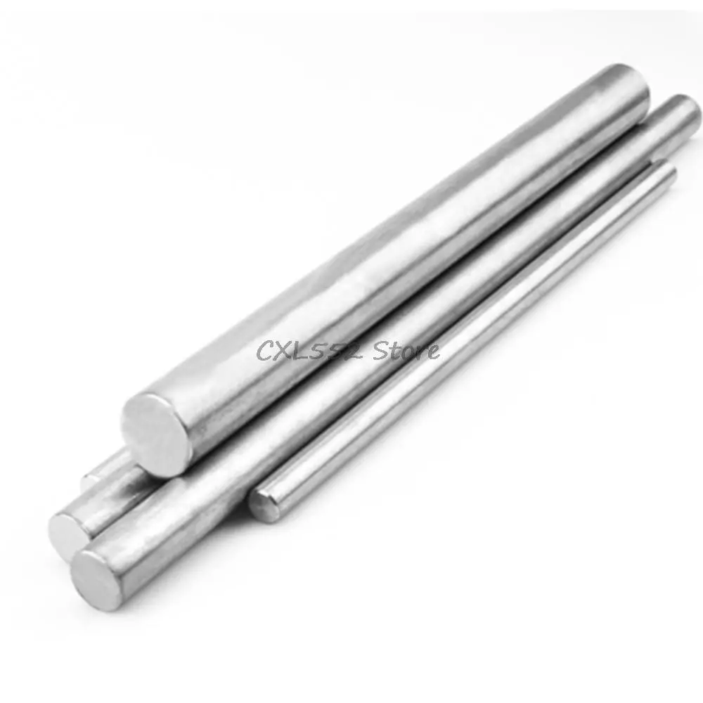 4Pcs TC4 GR5 Round Titanium Ti Bar Grade Metal Rod WireStick Diameter 2 ...