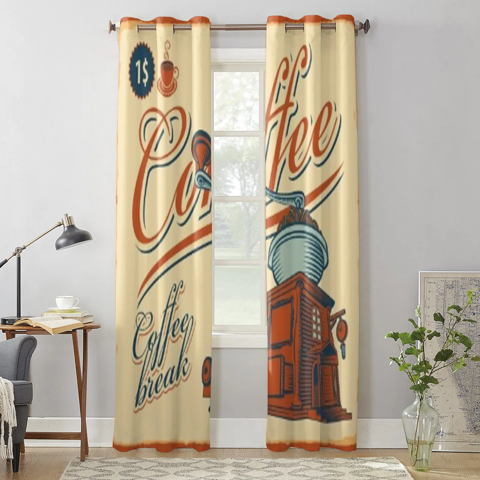 Retro Kitchen Curtains 1950s
