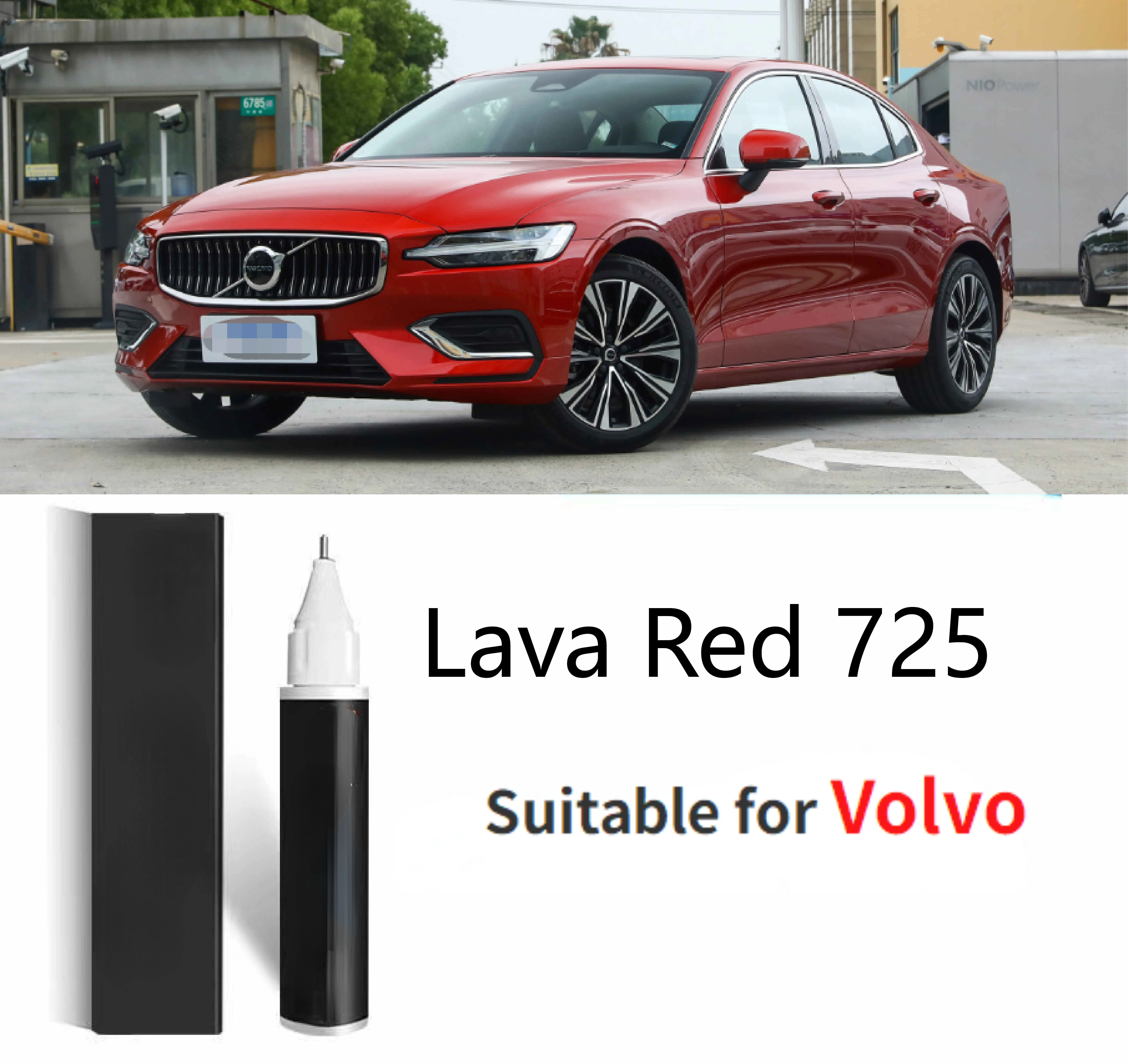 Paint-repair-for-scratch-Suitable-for-Volvo-touch-up-paint-pen-Lava-Red ...