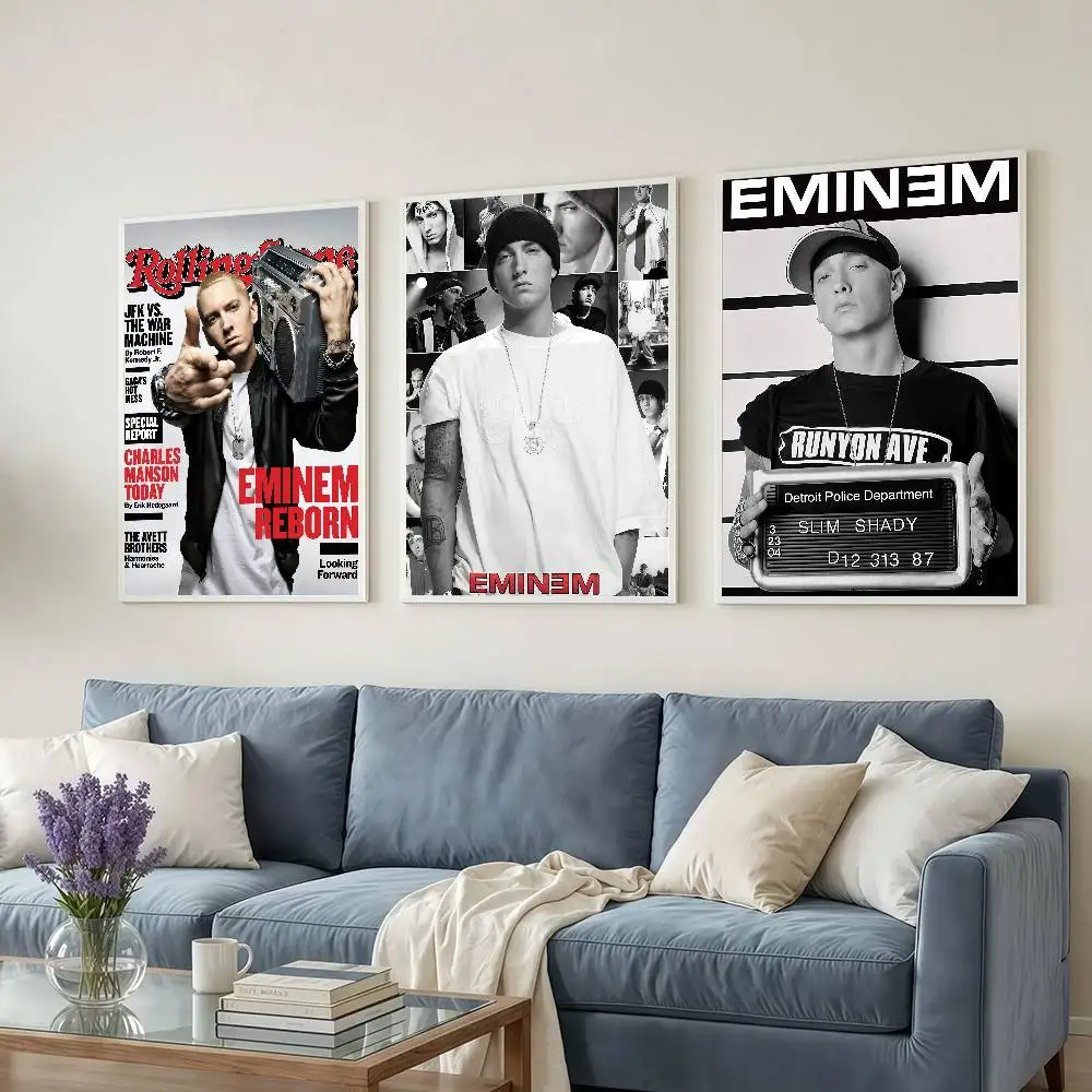 Rapper E-Eminem Posters Dormitory Decorations Bedroom And Living Room ...