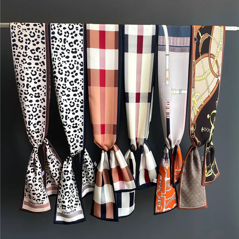 2024-Women-Luxury-Brand-Silk-Scarf-Headscarf-Double-Sided-Printing ...