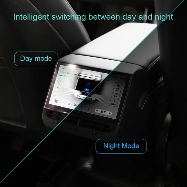 For Tesla Model 3 Y 7" Rear Entertainment Control Display Touch Screen ...