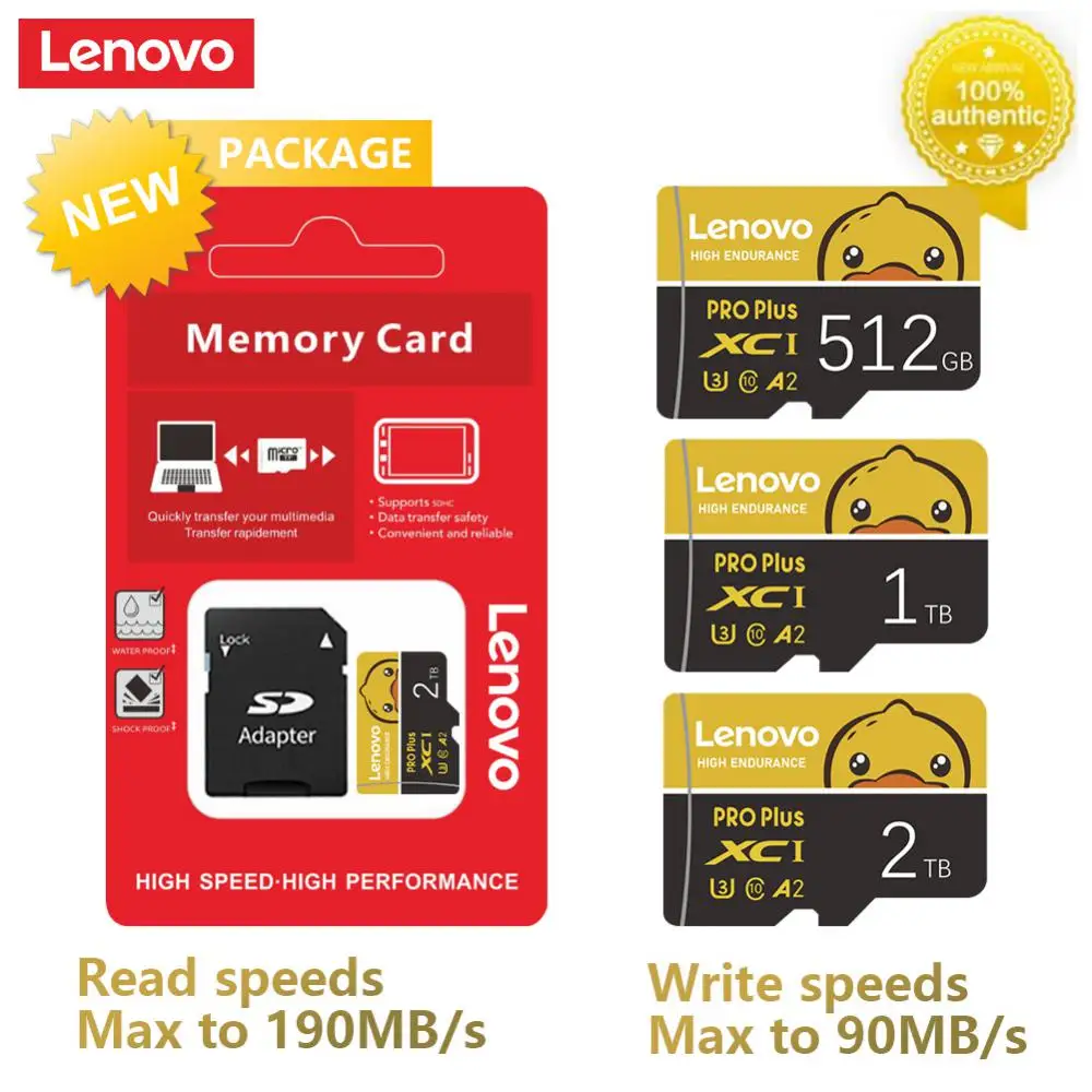 Lenovo-Micro-TF-SD-Card-2TB-1TB-512GB-256GB-Memory-Card-128GB-64GB ...