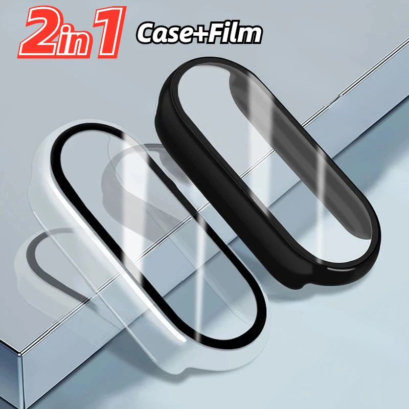 Película protectora para Xiaomi Mi Band 7, 6, 5, 4, 3, NFC Pro 2 en 1, protección de pantalla ...