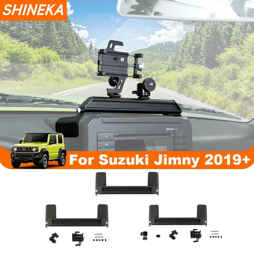 SHINEKA-Car-Center-Control-Extended-Phone-Holder-Camera-Bracket-Stand-For-Suzuki-Jimny-JB64-JB74 ...