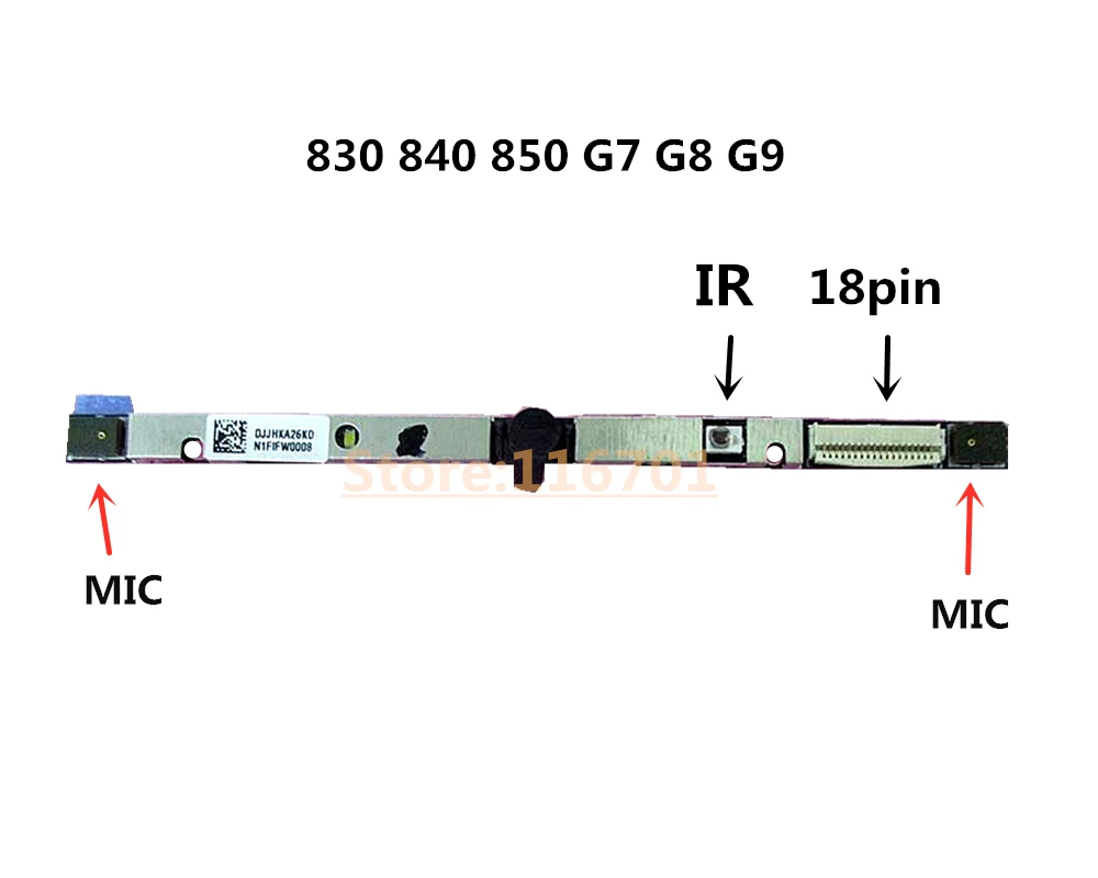 New Original Laptop Webcam/Camera PCB Board For HP Elitebook 635 830 ...