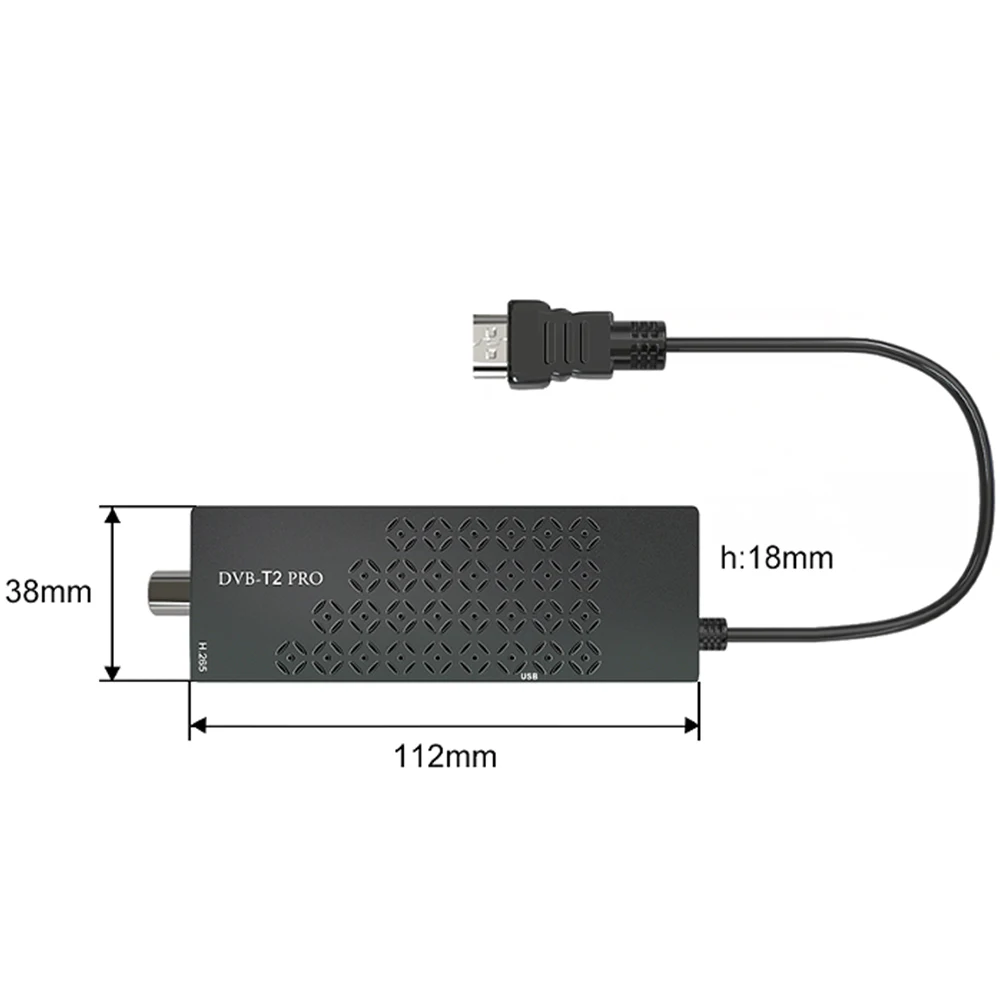 Récepteur-décodeur,décodeur numérique terrestre HEVC 4K, DVB-T2ProTV ...