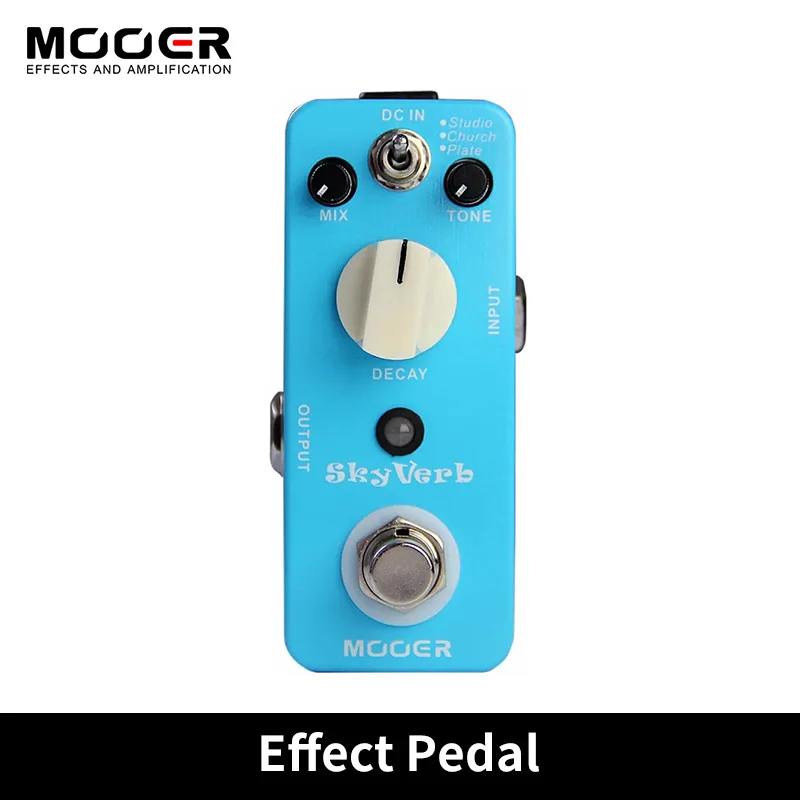 Mooer-SkyVerb-Digital-Reverb-Effect-Pedal-3-Reverb-Modes-Studio-Church ...