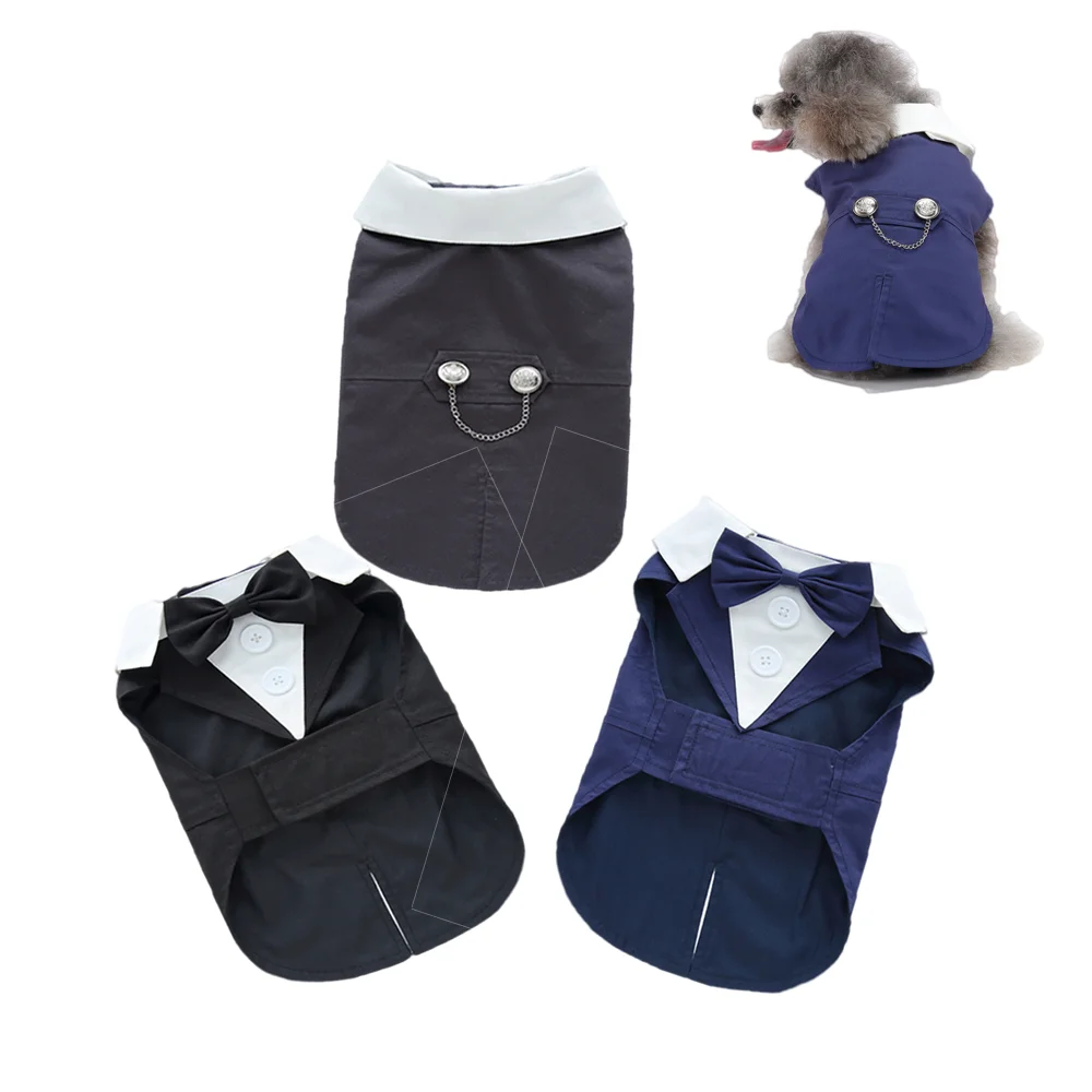 Traje de boda para Mascotas, ropa de Halloween para perros y caballeros ...
