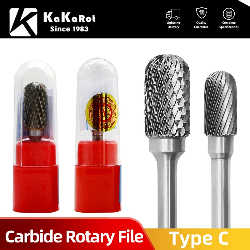 KaKarot-6mm-Shank-C-Type-C0616M06-C0820-Tungsten-Carbide-Rotary-Files ...