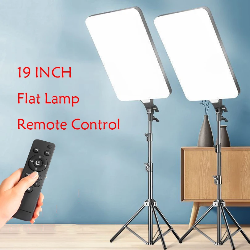 19-inch-Photo-Studio-LED-Video-Fill-Lamp-Light-Panel-Photography-Lighting-Remote-Control-Tripod ...