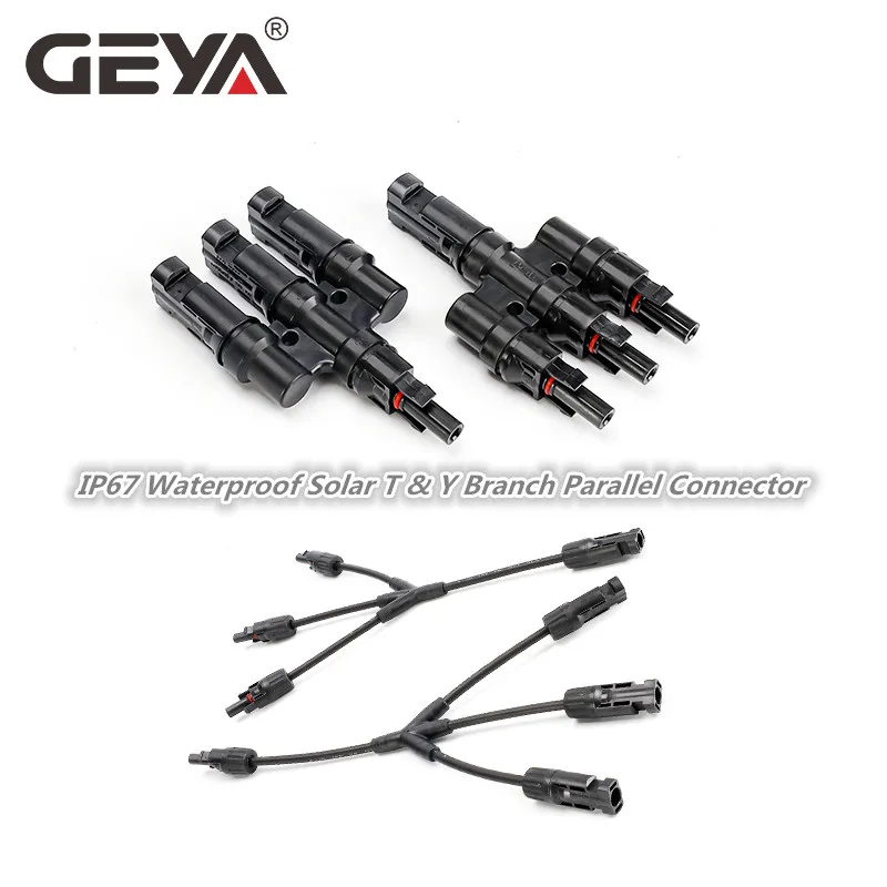 GEYA-1Pair-Solar-Panel-T-Y-Branch-Parallel-Connector-IP67-Waterproof ...