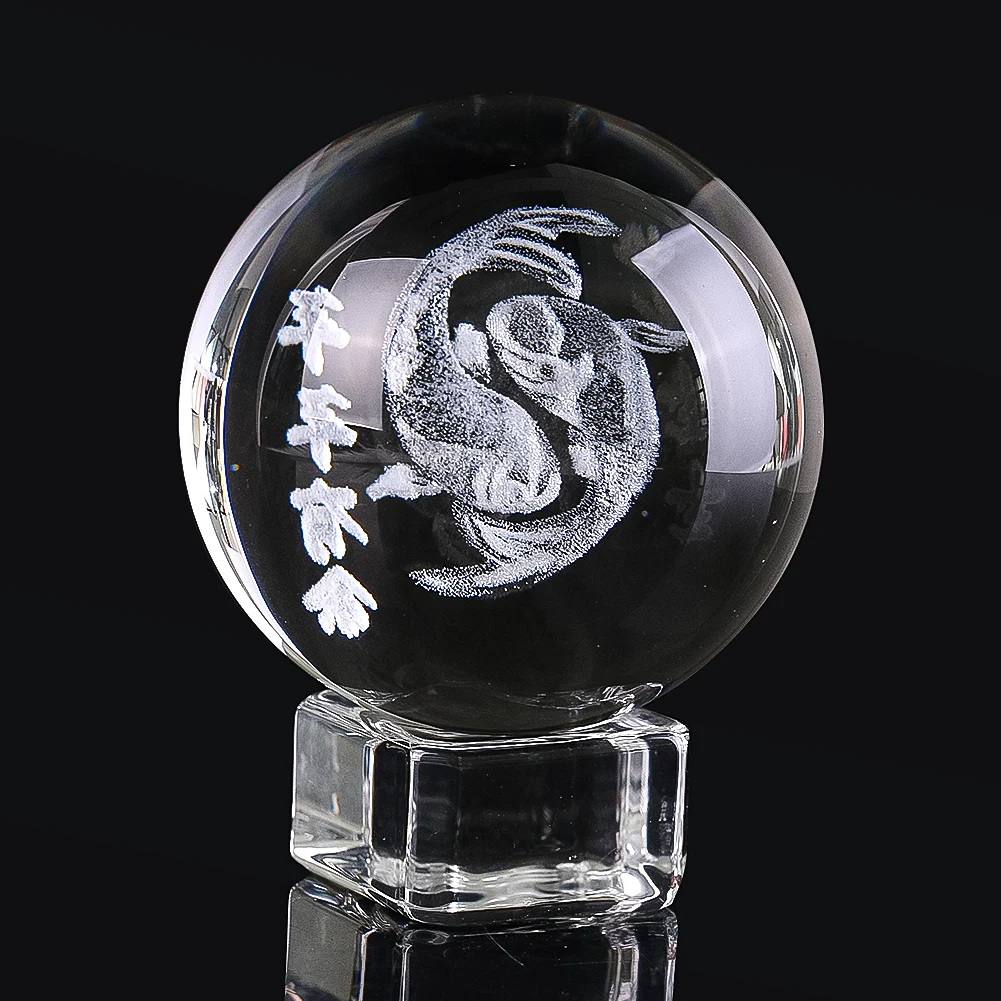 50mm-3D-Engraved-Crystal-Ball-Lucky-Fish-Koi-Prosperity-Figurines ...