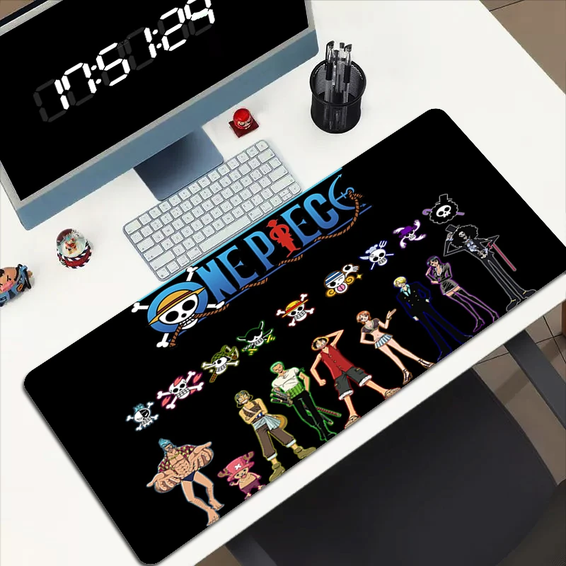 One Piece Mouse Pad Acessórios Para Jogos Mat Anime Gamer Cabinet Xxl ...