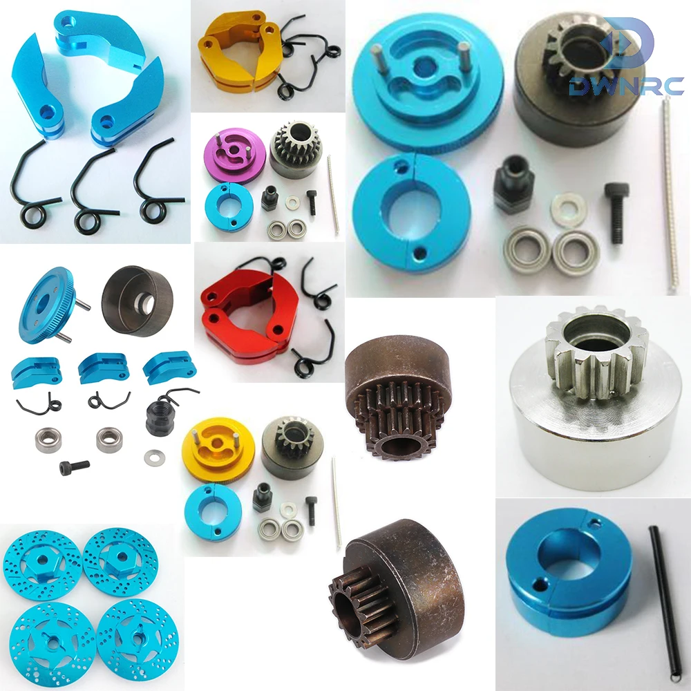 DWNRC-Clutch-Plate-Gear-Kit-Two-Speed-Clutch-Kit-14T-Gear-Bearing-For-1 ...