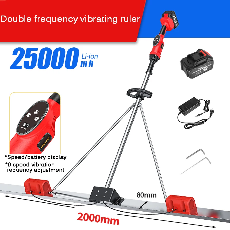 48V-Electric-Concrete-Polisher-level-Floor-Vibration-Ruler-Mortar ...