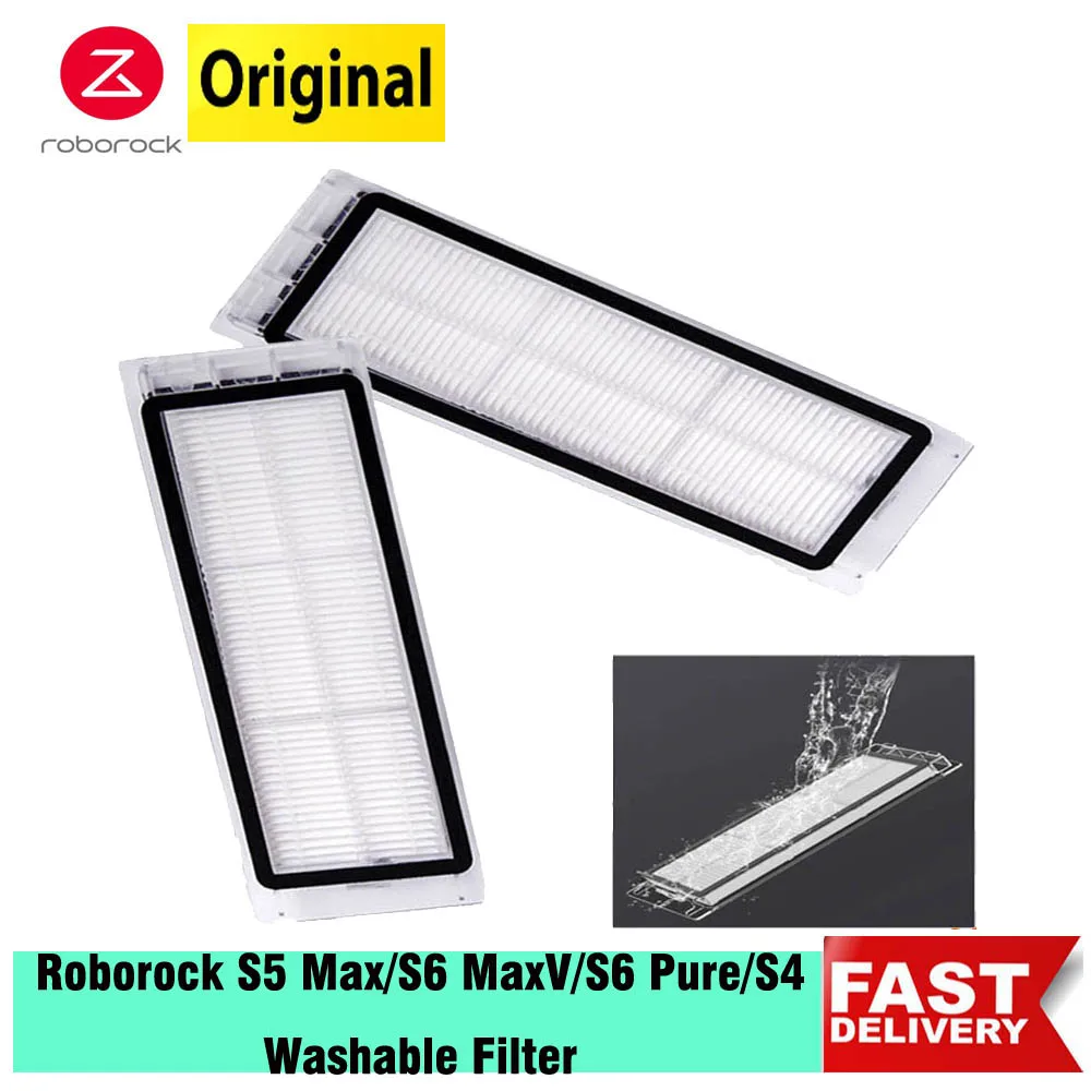 Original-Roborock-Washable-Dust-Bin-Filter-Accessories-Of-S5-Max-S50 ...