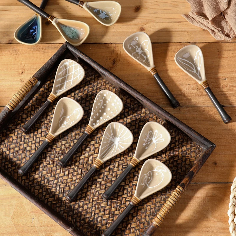 Pack-of-10-Japanese-Retro-Soup-Spoons-Ceramics-Soup-Spoons-Japanese ...