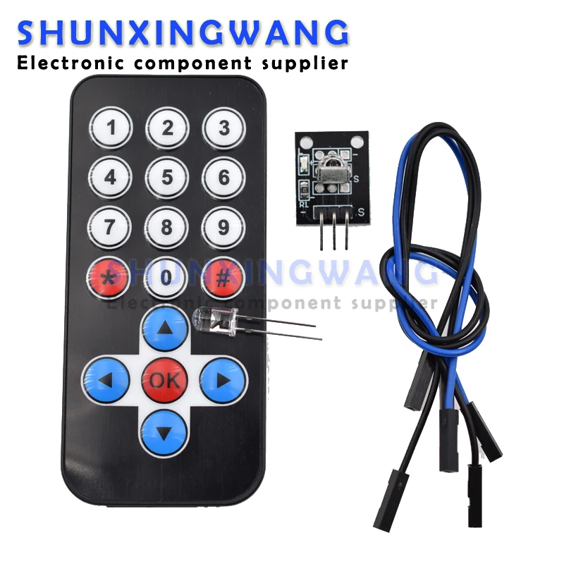 1set-Infrared-IR-Wireless-Remote-Control-Module-Kits-DIY-Kit-HX1838-For ...