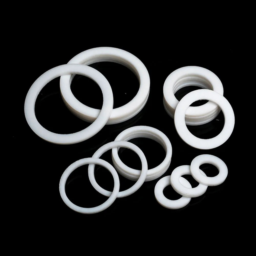 10pcs-3mm-Thick-PTFE-Flat-Washer-Gaskets-Spacer-Sealing-Ring-For ...