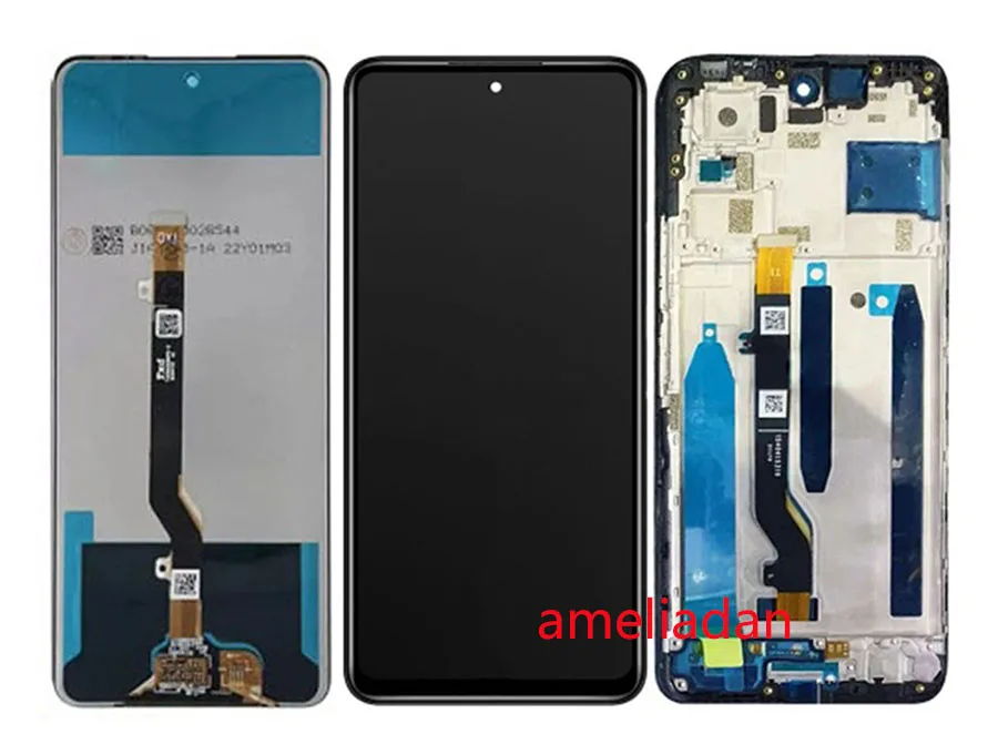 Lcd-Display-Assembly-Frame-For-Infinix-X6810-Zero-X-Neo-Touch-Digitizer ...