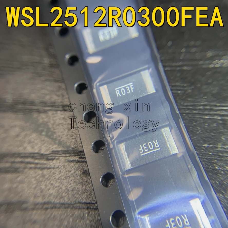 WSL2512R0300FEA-50PCS-10PCS-SMD-silkscreen-R03F-Chip-Resistors-2512-30m ...