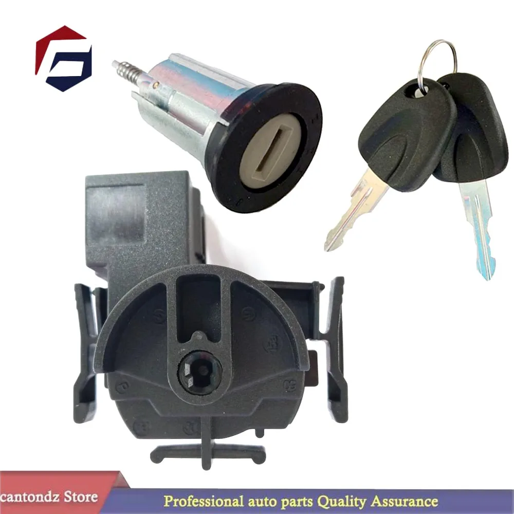 For-OPEL-CORSA-COMBO-C-B-MK2-Ignition-Starter-Switch-Barrel-Lock-With-2 ...