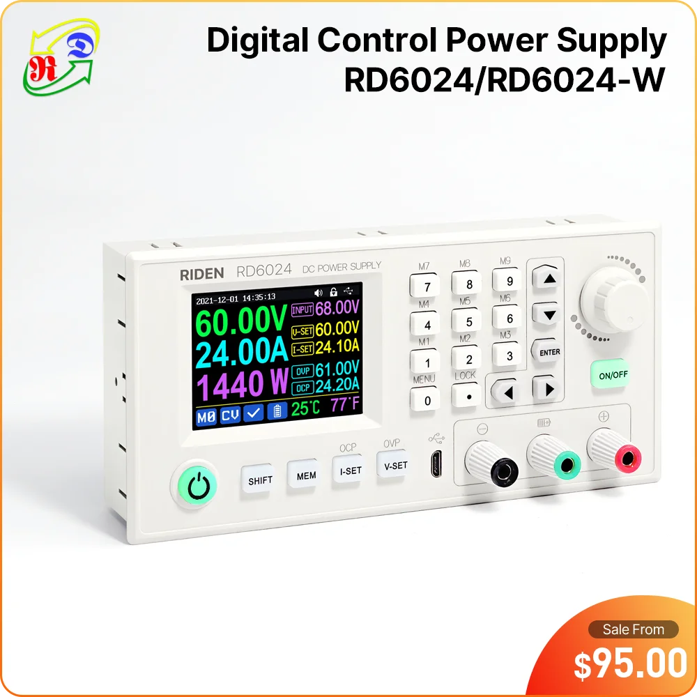 Rd Rd6024 Rd6024w 60v 24a Usb Wifi Dc Dc Adjustable Step Down Voltage Bench Power Supply Buck ...