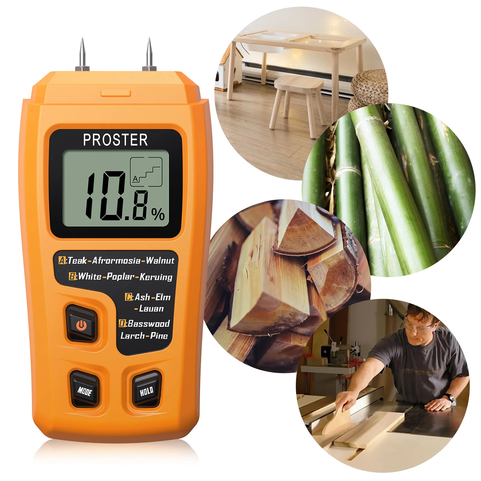 Digital-LCD-Wood-Firewood-Paper-Moisture-Humidity-Meter-Tester-Damp ...
