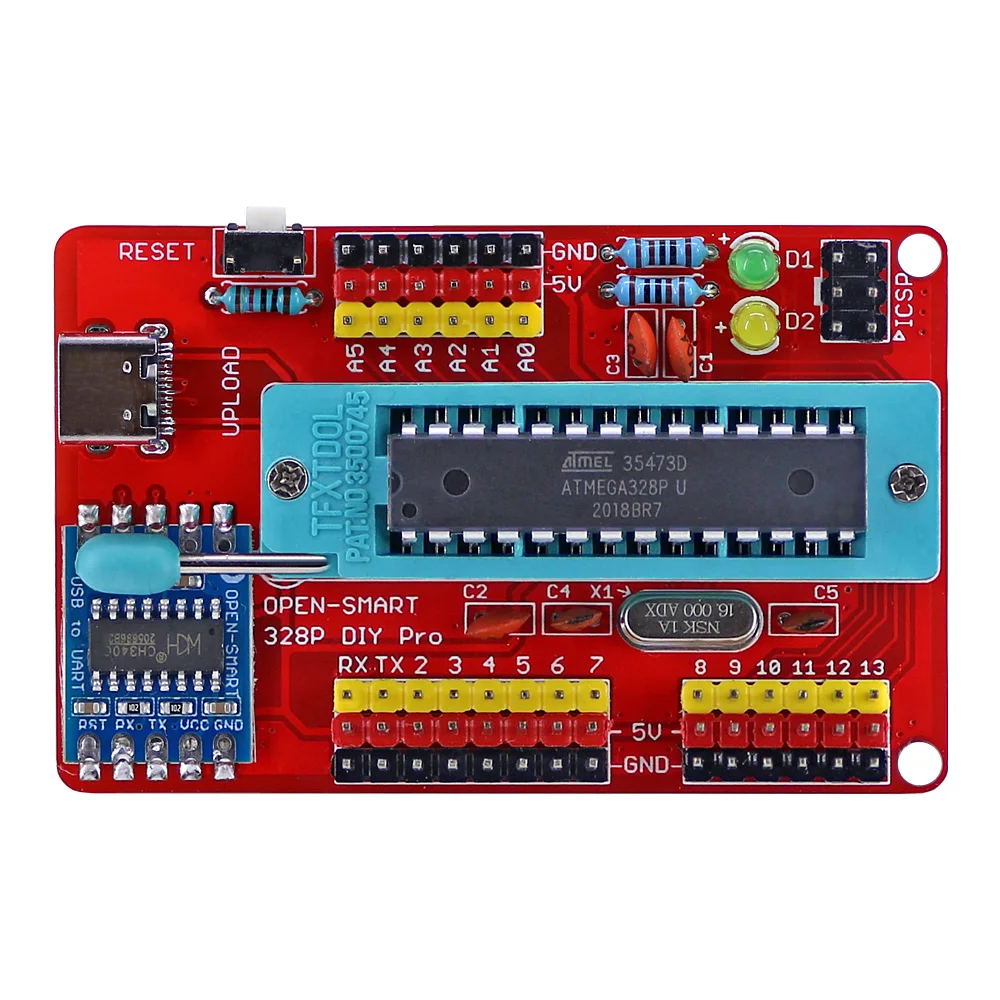 Type-C USB ATmega328P Development Board OPEN-SMART 328P DIY Pro Module ...