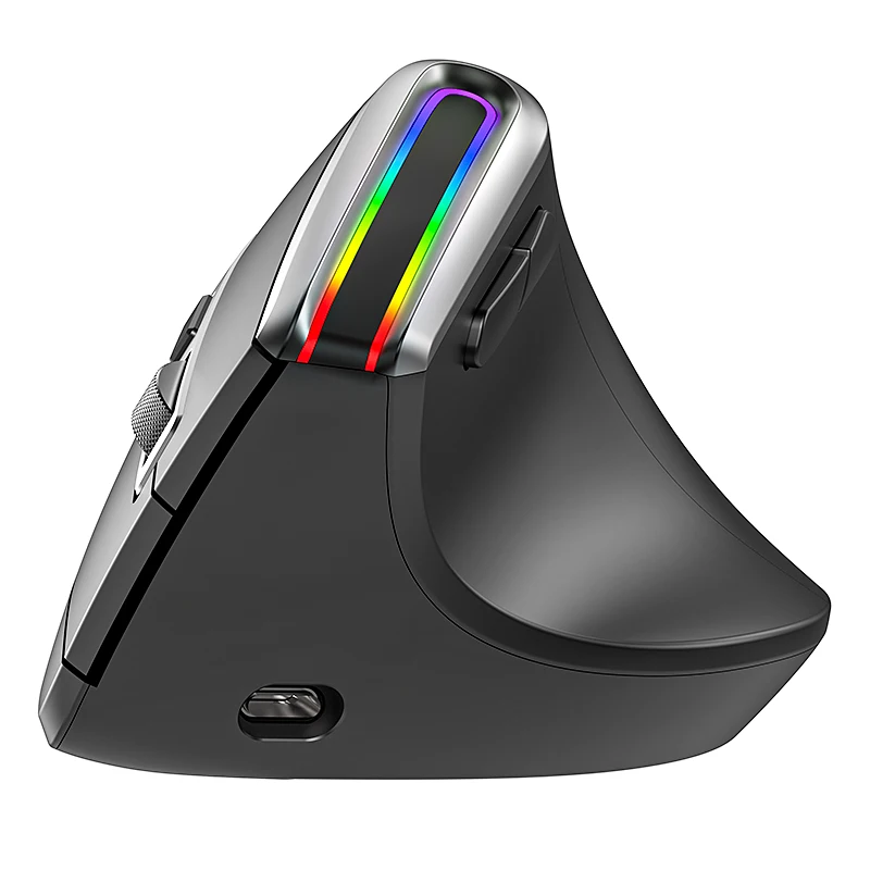 Rato-vertical-sem-fio-ergon-mico-RGB-retroiluminado-Dual-Mode-2-4G-Bluetooth-Computador-Recarreg ...