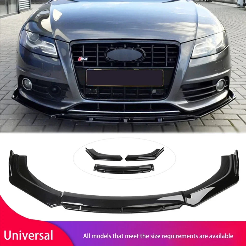 Car Front Bumper Lip Universal For Audi A4 S4 A6 S6 Wagon Awant B6 B7 ...