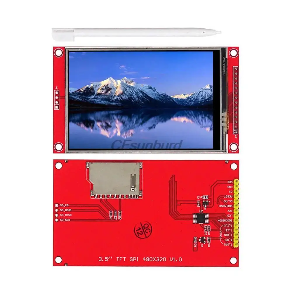 3.5″ inch 480*320 SPI TFT LCD Module Display Screen with Touch Panel with ILI9488 Driver ...