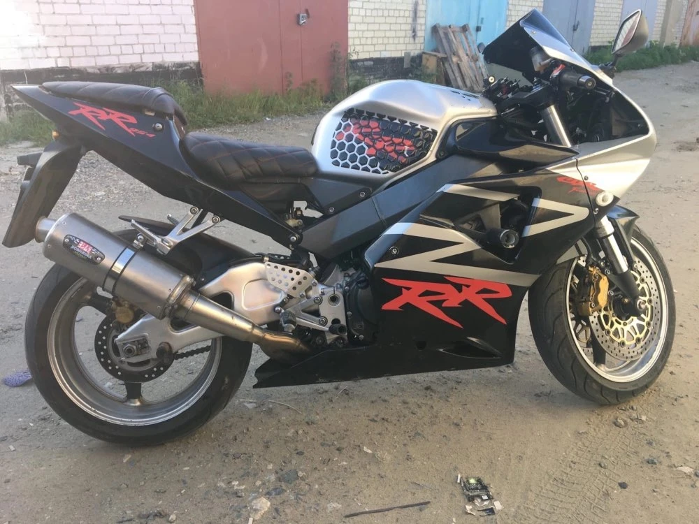 Injection-Fairings-for-Honda-CBR954RR-2002-2003-black-silver-fireblade ...