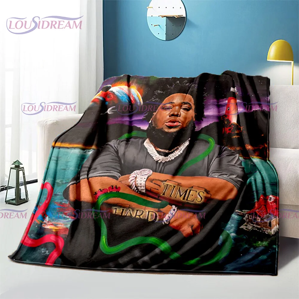 Hip-Hop-Rapper-Blanket-Rod-Wave-Blanket-Merch-Warm-Throw-Blanket-for ...