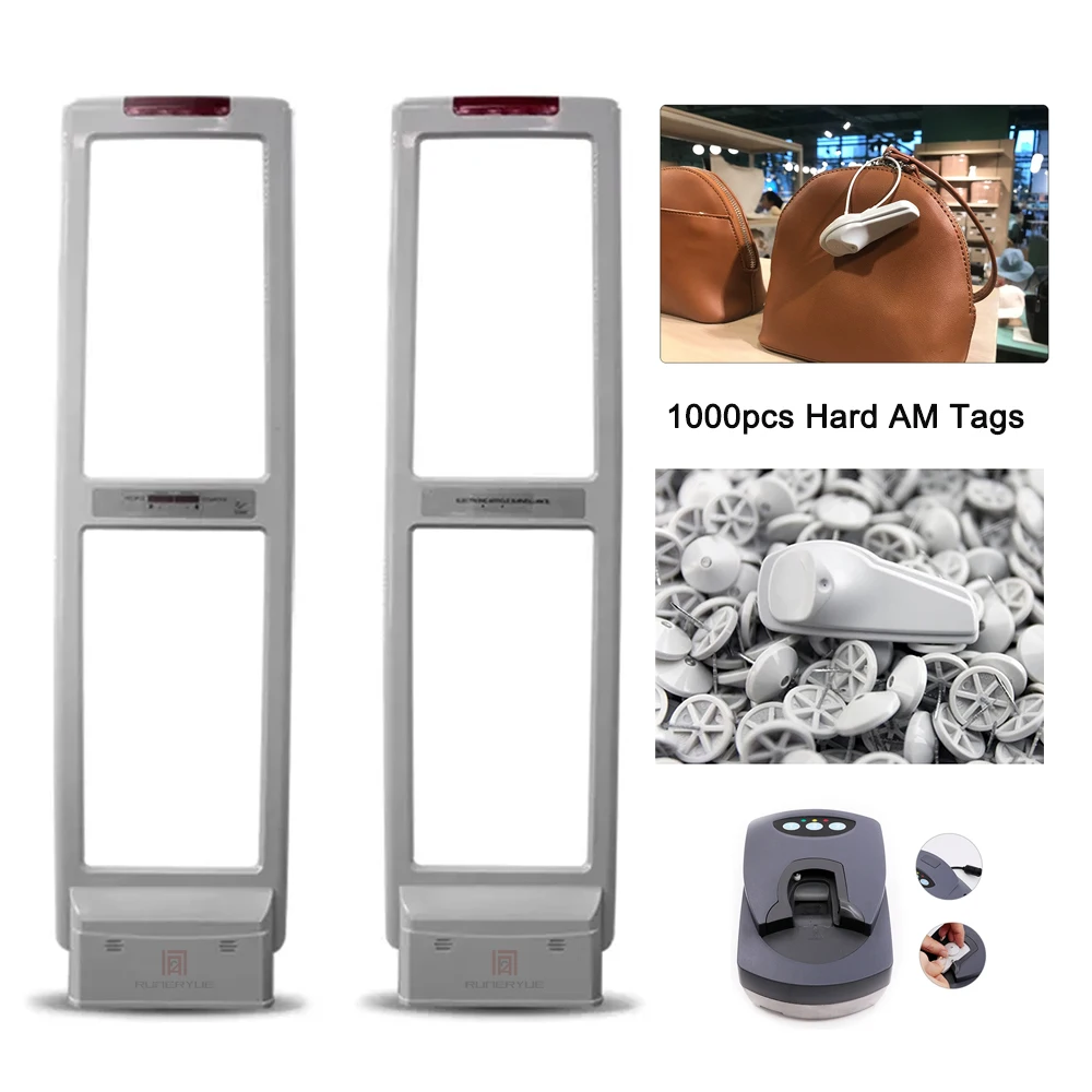 Full-KIT-EAS-58KHZ-AM-Retail-Security-Anti-theft-Antenna-Gate-System ...